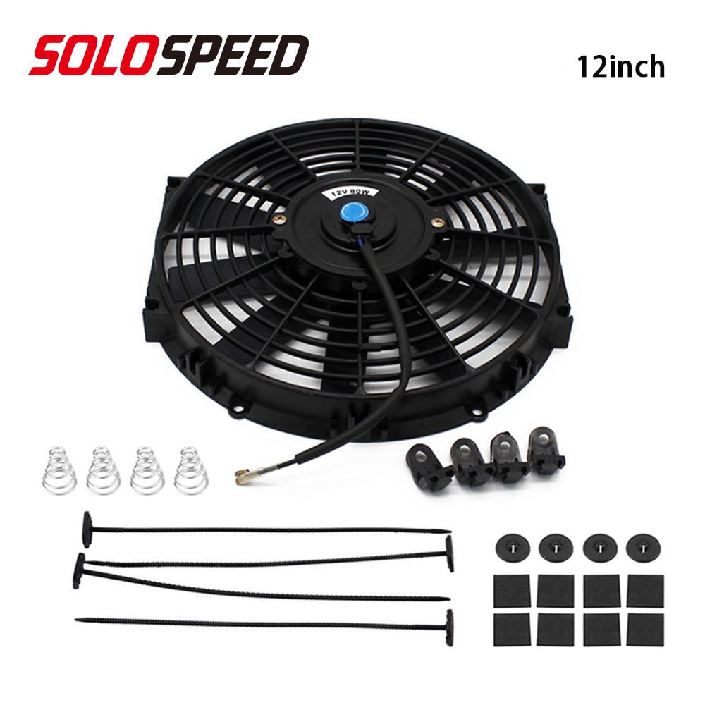 12V 80W 12 inch Universal Electric Engine Cooling ... – Vicedeal