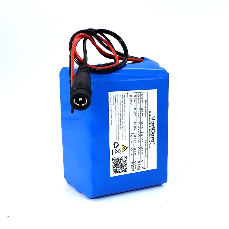 12V 10Ah 18650 li-lon battery pack 10000mAh with P... – Grandado