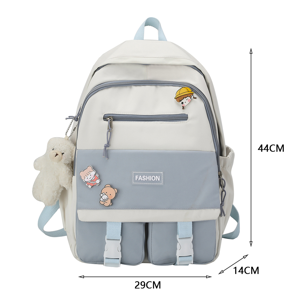 Travel Hit Color Nylon Backpack Large Capacity Kna... – Grandado