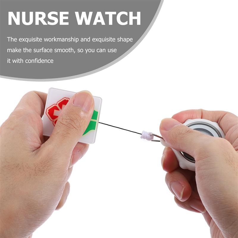 Clip on Nursing Watch Doctors Watch Retractable Di... – Vicedeal