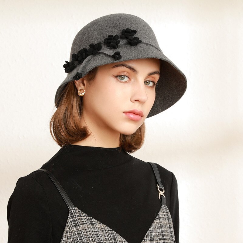 Naizaiga Zwart Grijs Vrouwen Kleine Bloem Vrouwen ... – Grandado