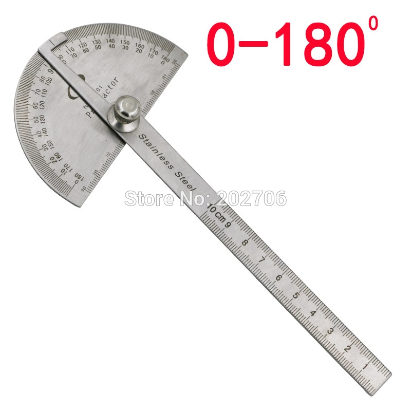 0-180degree Stainless Steel Protractor angle ruler... – Grandado