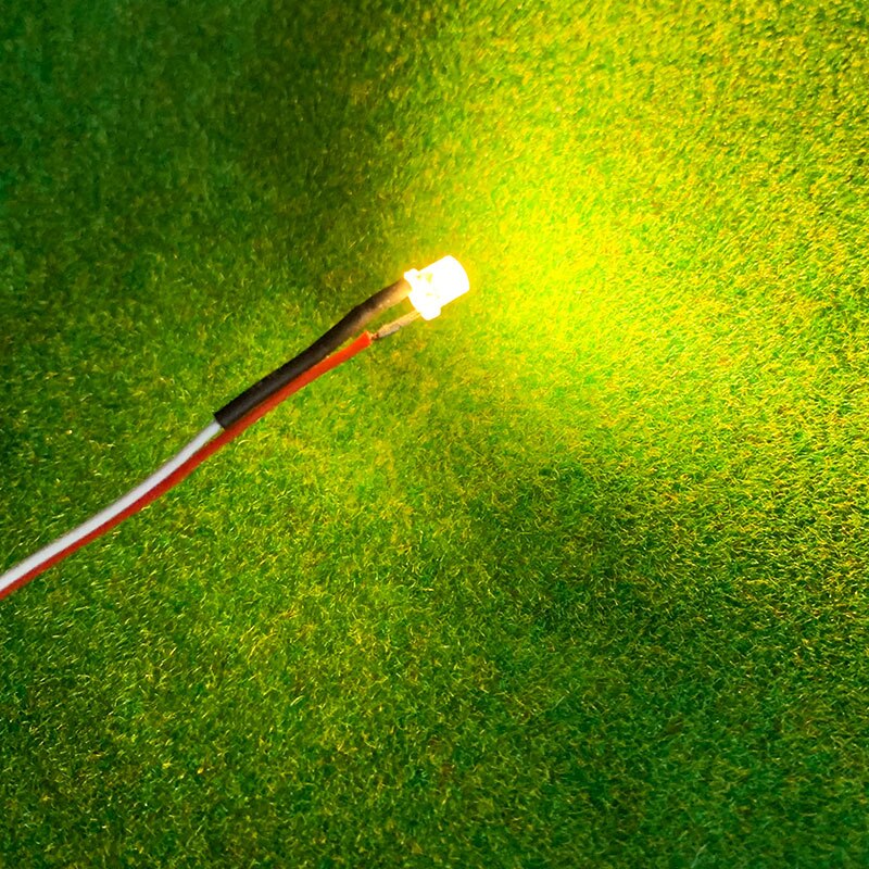 Pre-wired 3V SMD LED Warm White, 50cm wires pre so... – Grandado