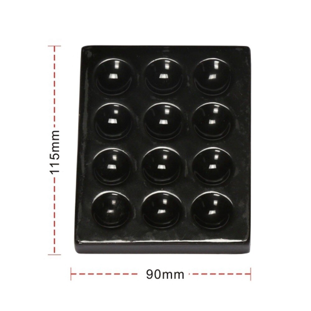 Black 6/12 Holes Laboratory Porcelain Spotting Til... – Grandado