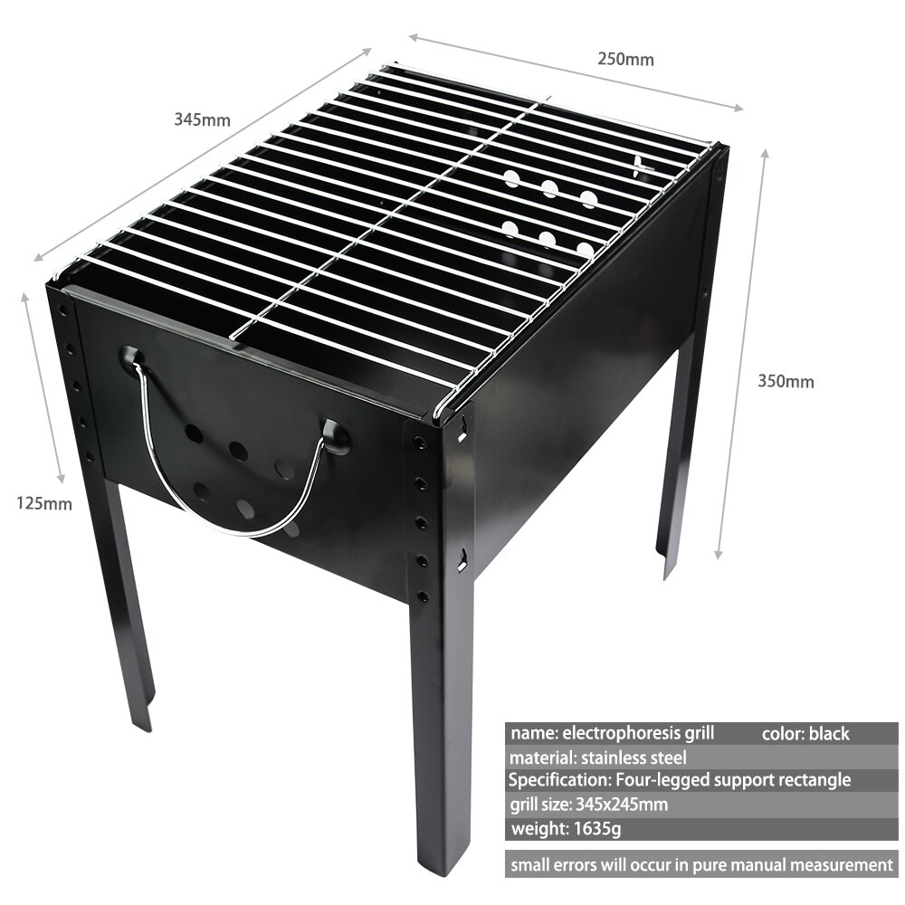 Outdoor Bbq Grills Houtskool Kleine Size Afneembar... – Vicedeal