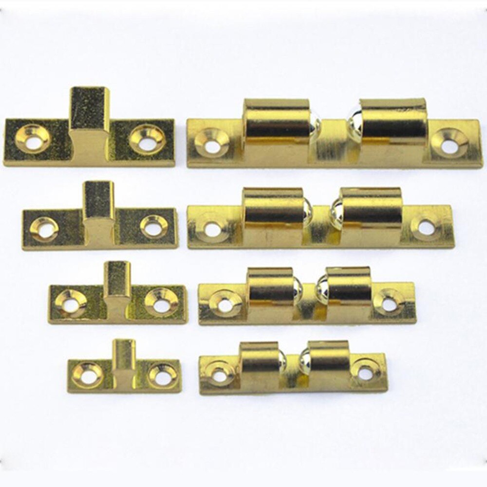 4 type Solid Brass Polish Double Ball Catch Hardwa... – Grandado