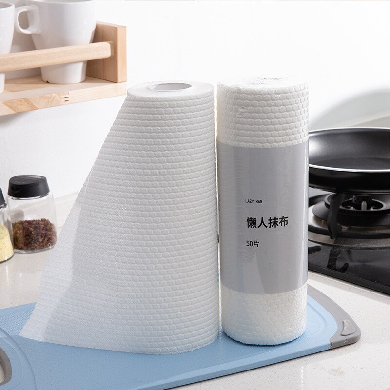 50 Sheets Kitchen Disposable Dish Cleaning Cloth D... – Grandado
