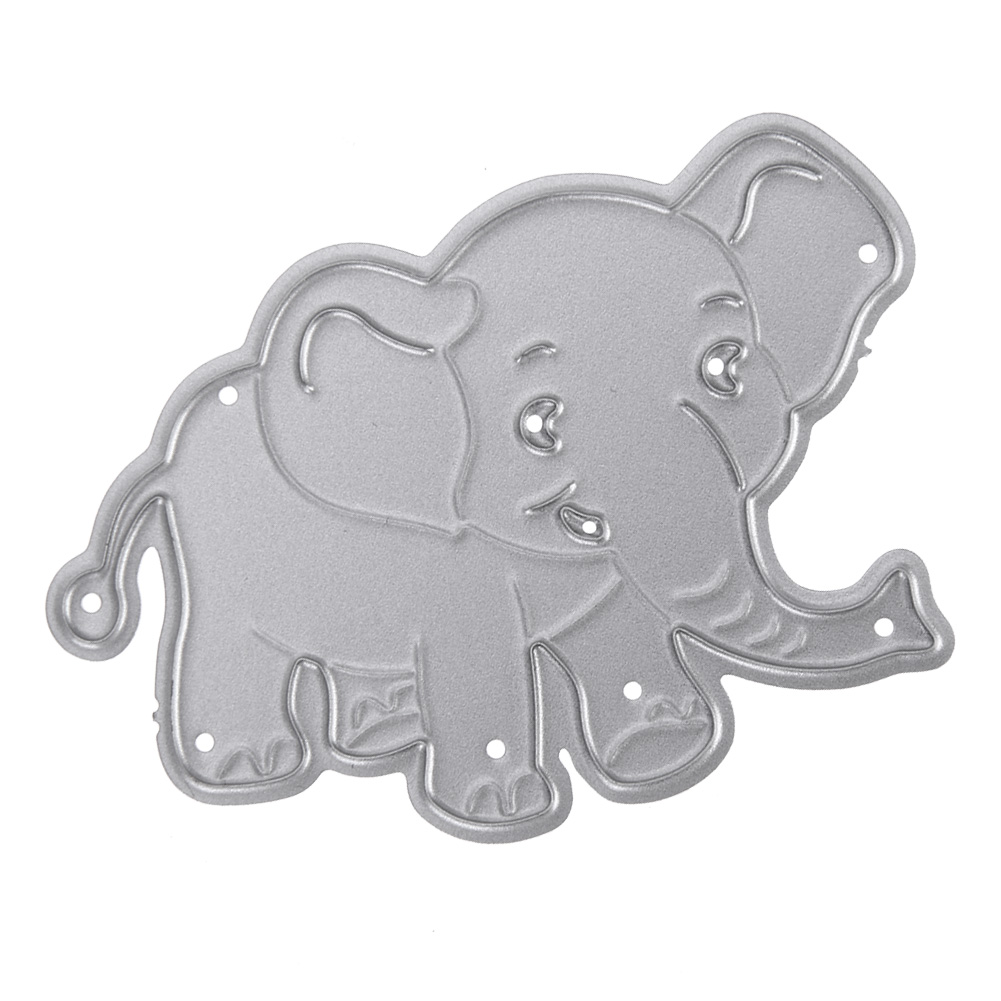 Elephant Models Metal Dies Cutting for Scrapbookin... – Vicedeal