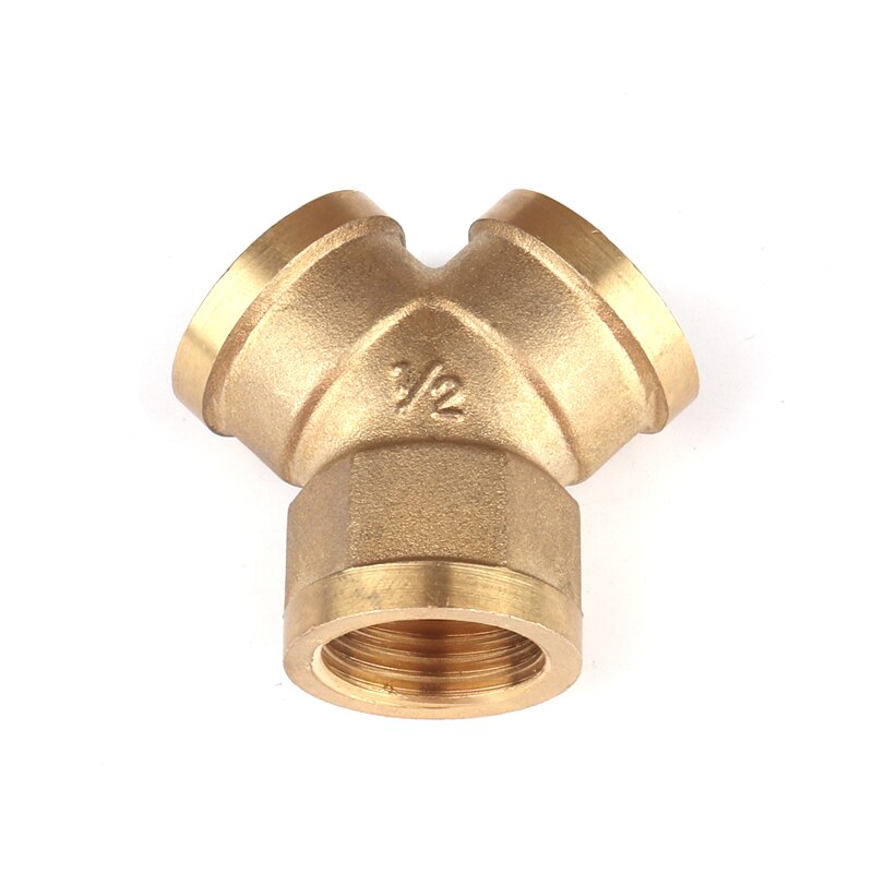 1pc 1/2Inch Female Thread Brass Tee Connectors Thr... – Grandado
