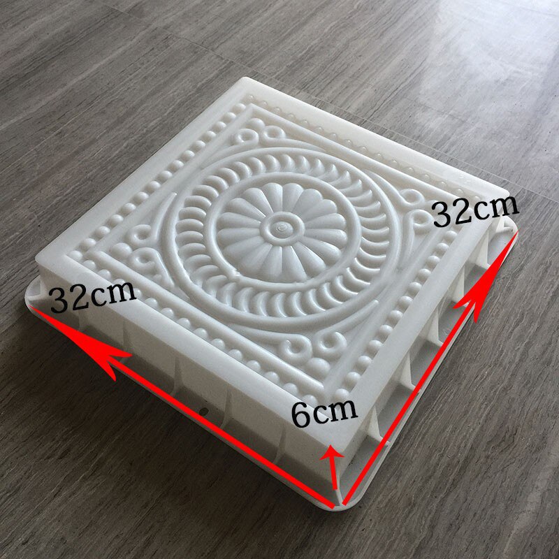 Square Plastic Mold Pavement DIY Path Maker Mold P... – Grandado