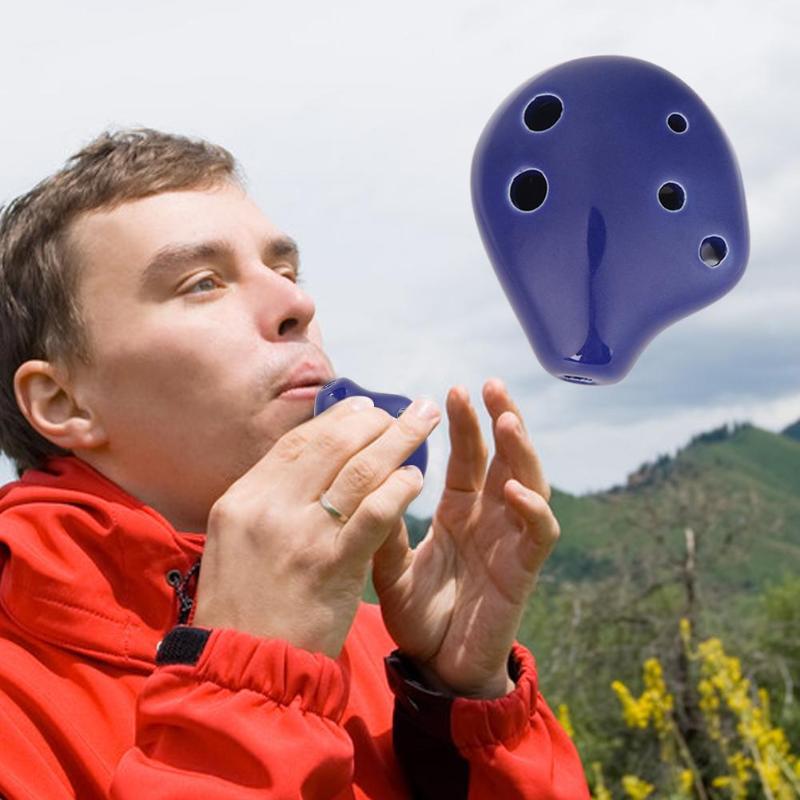 6-hole Ceramic Flute Mini Portable C Tone Alto Kid... – Vicedeal