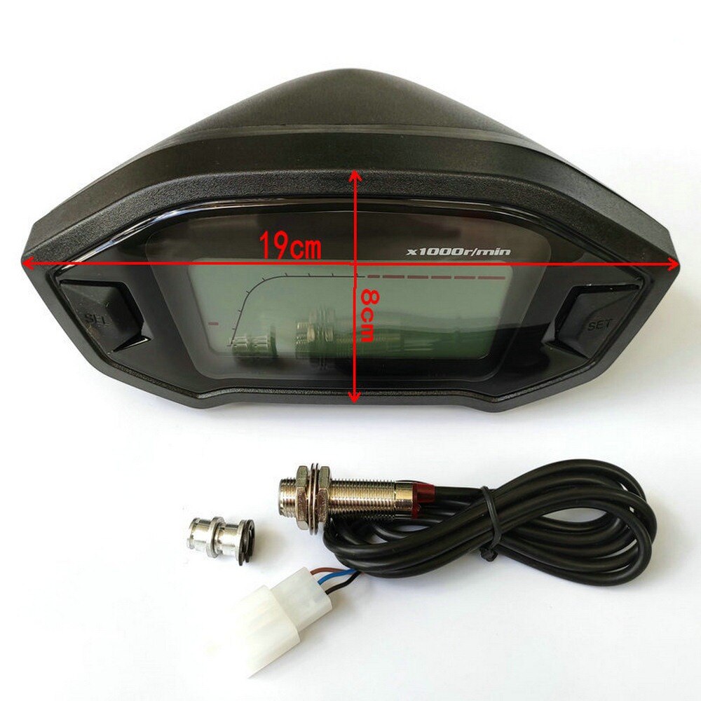 12V M3 Motorcycle Speedometer Odometer StopwatchTe... – Grandado