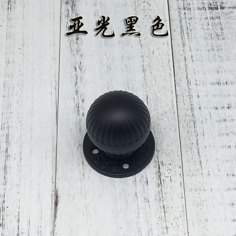 best Round Ball Vintage Iron Wooden Door Knob Pull... – Grandado
