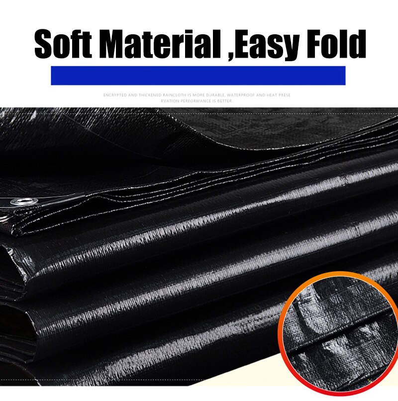 Black Hay Cover Tarpaulin PE Woven Polyethylene Ra... – Vicedeal