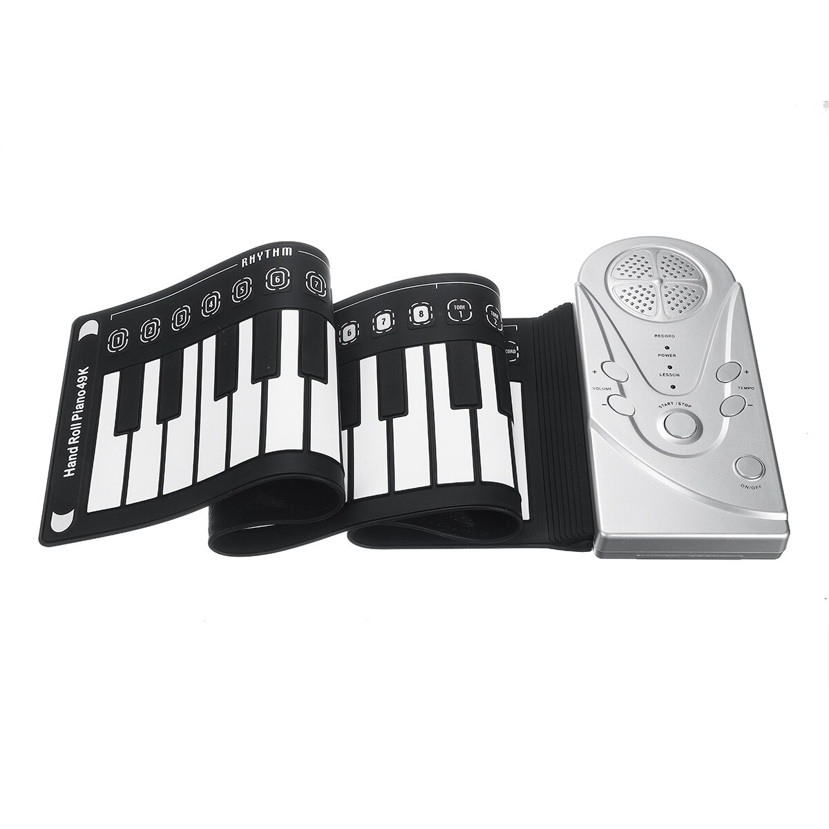 Portable Flexible Digital Keyboard Piano 49 Keys F... – Grandado
