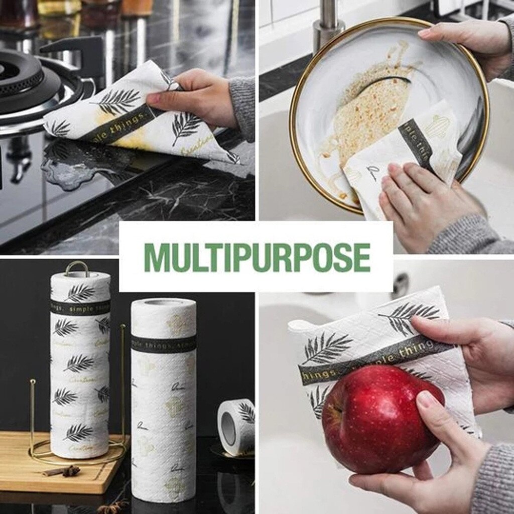 30PCS Biodegradable Washable Cleaning Wipes Kitche... – Vicedeal