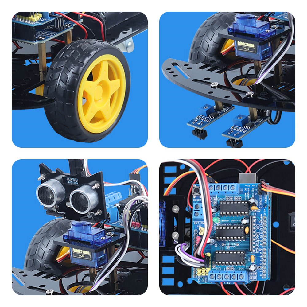 2WD Smart Robot Car Kit With L298N Motor Drive,Tra... – Grandado