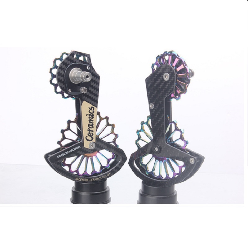 RACEWORK carbon fiber ceramic rear derailleur guid... – Grandado