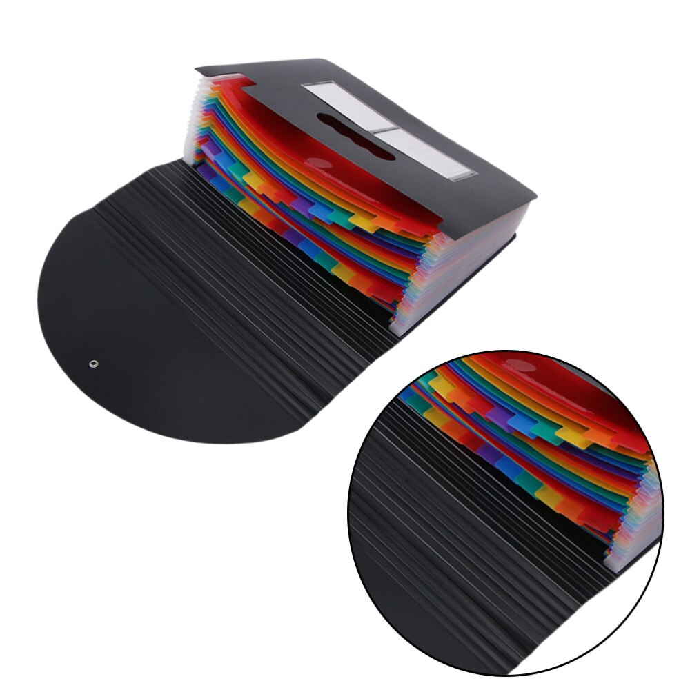 Chic Rainbow File Folder Multilayer A4 Size Portab... – Grandado