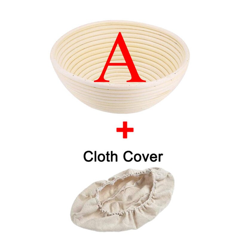 Round Oval Natural Rattan Fermentation Basket Brea... – Vicedeal