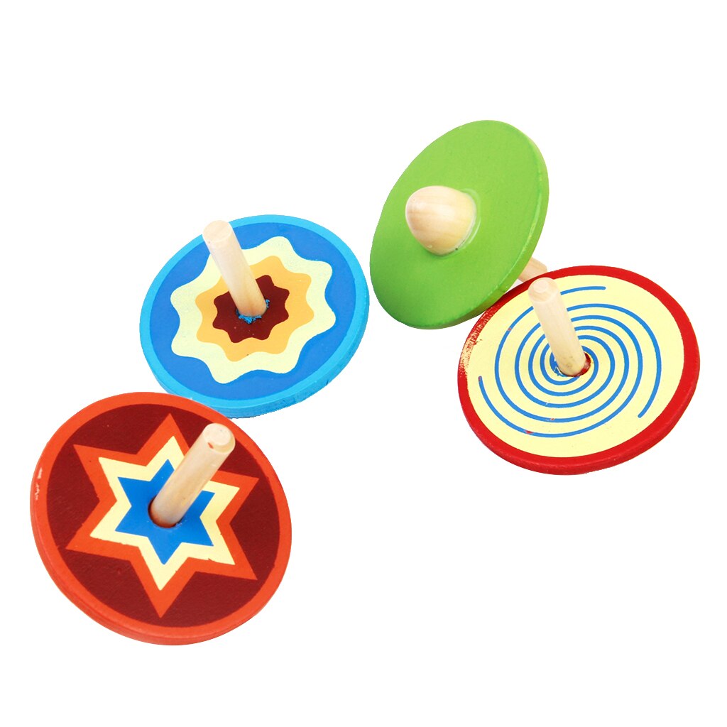 Traditional Classic Small Wooden Play Spinning Top... – Vicedeal