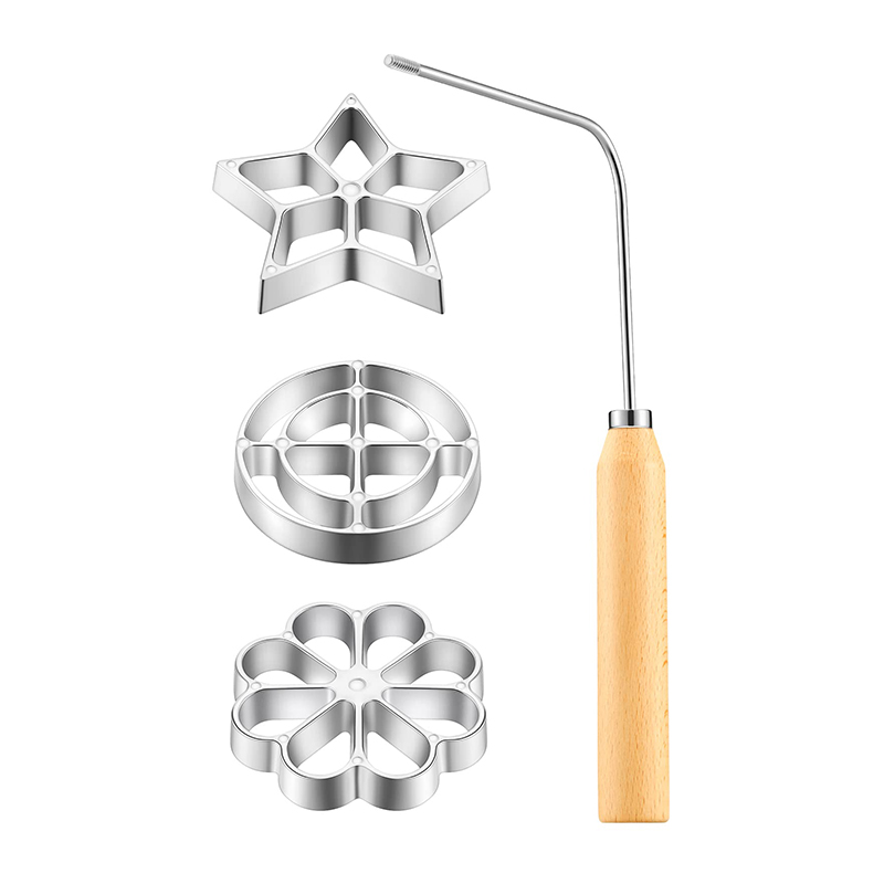 4pcs/Set Aluminum Bunuelos Mold Timbale Rosette Ir... – Grandado