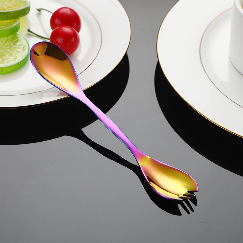 fork spoon dual purpose 304 stainless steel fork s... – Grandado