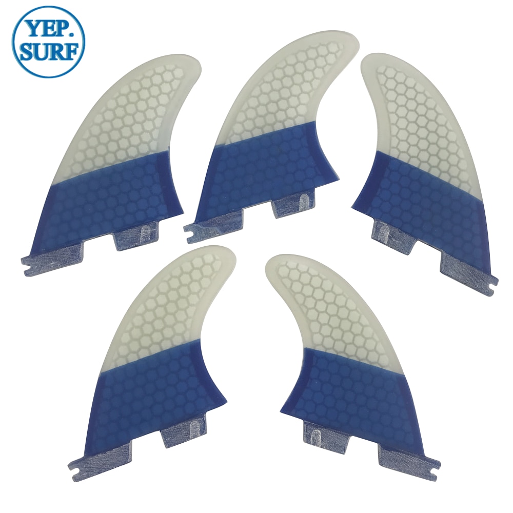 Surfboard fins FCS2 K2.1 FINS Tri-quad fins Surf F... – Vicedeal