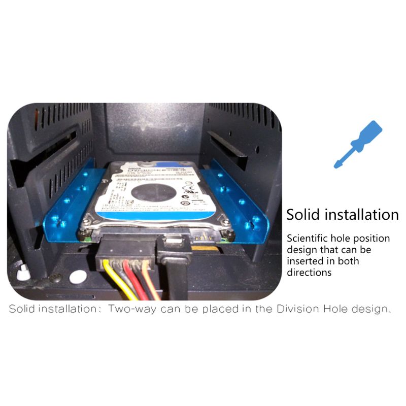 2.5 inch SSD HDD to 3.5 inch Metal Mounting Adapte... – Grandado