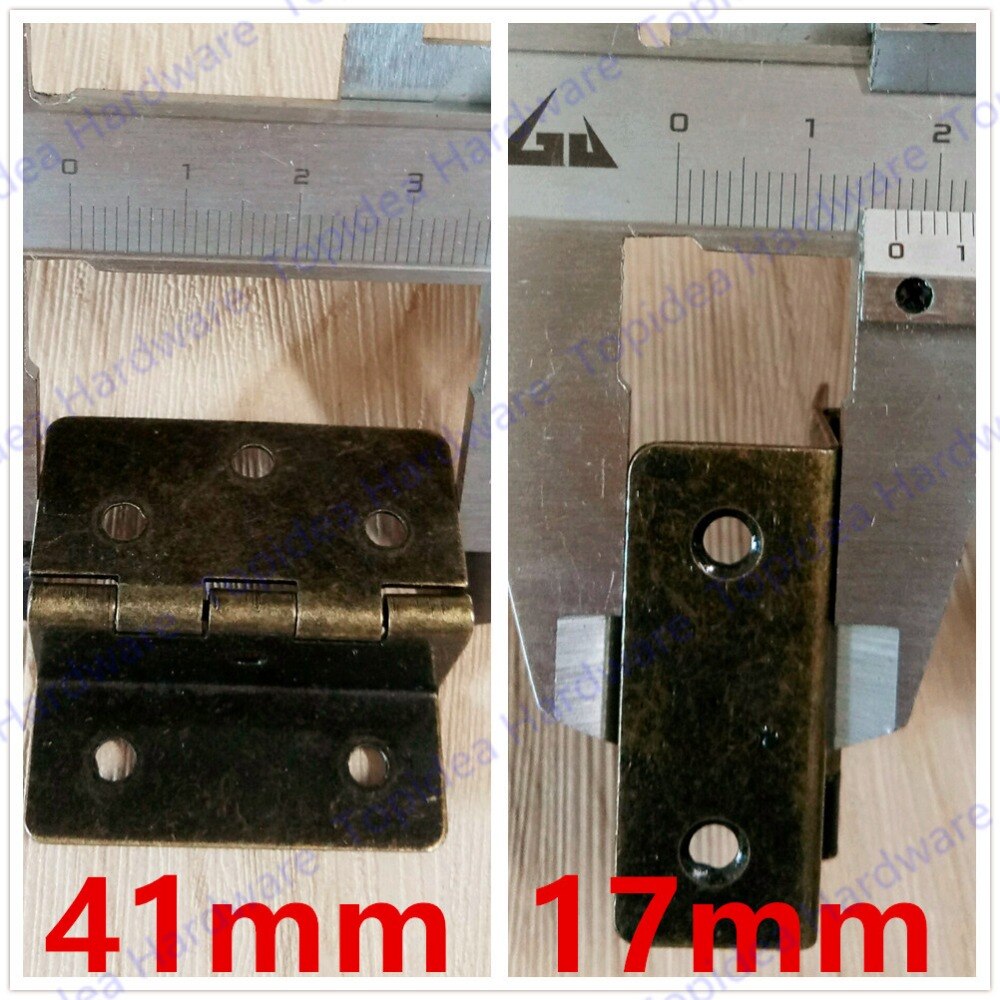 1.5 inches Antique hinge 3 folding wooden box rect... – Grandado