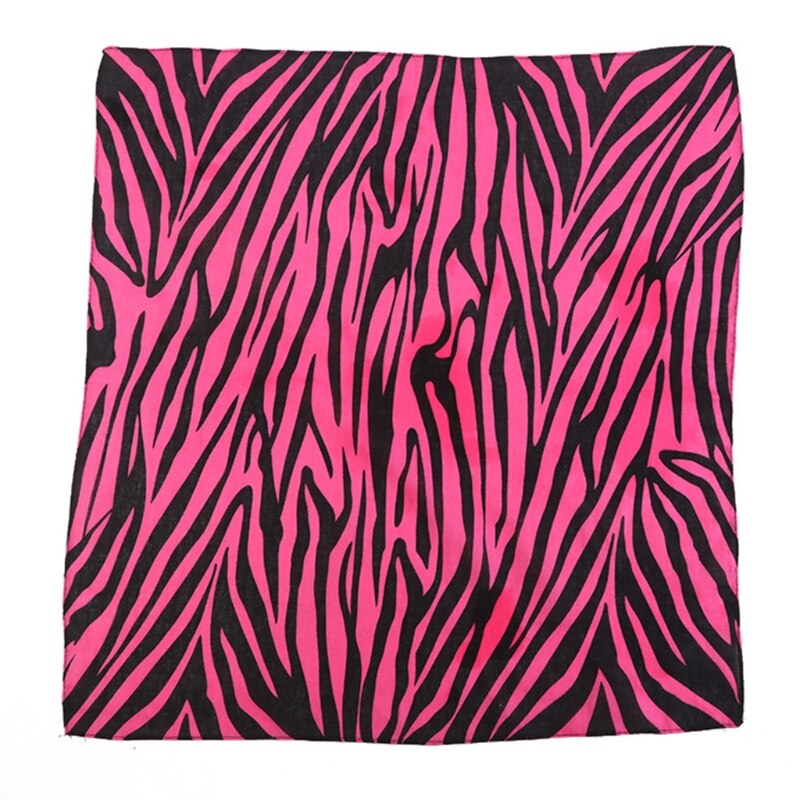 Zebra Strepen Print Bandana Vierkante Sjaal Hip Ho... – Grandado