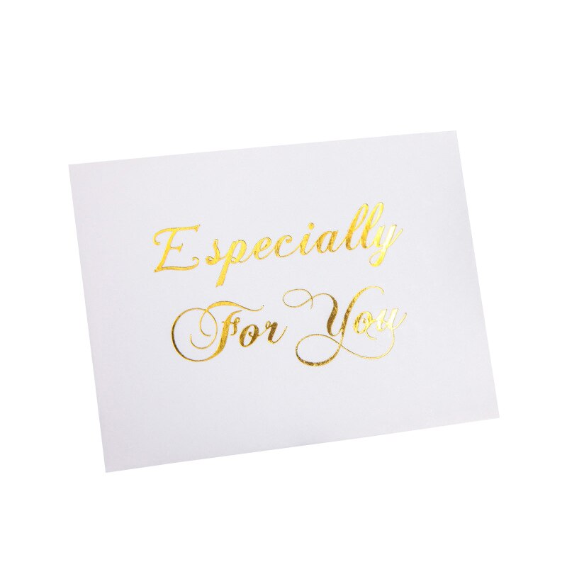 50Pcs Gold Letter Greeting Cards For Birthday/Wedd... – Grandado