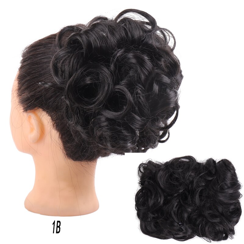 AOOSOO-moño de pelo rizado para mujer, peines de p... – Vicedeal