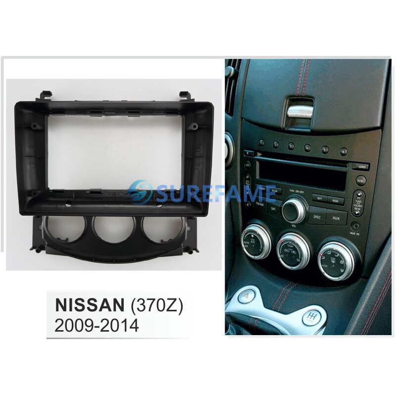 9 inch Car Fascia Radio Panel for NISSAN 370Z Dash... – Grandado