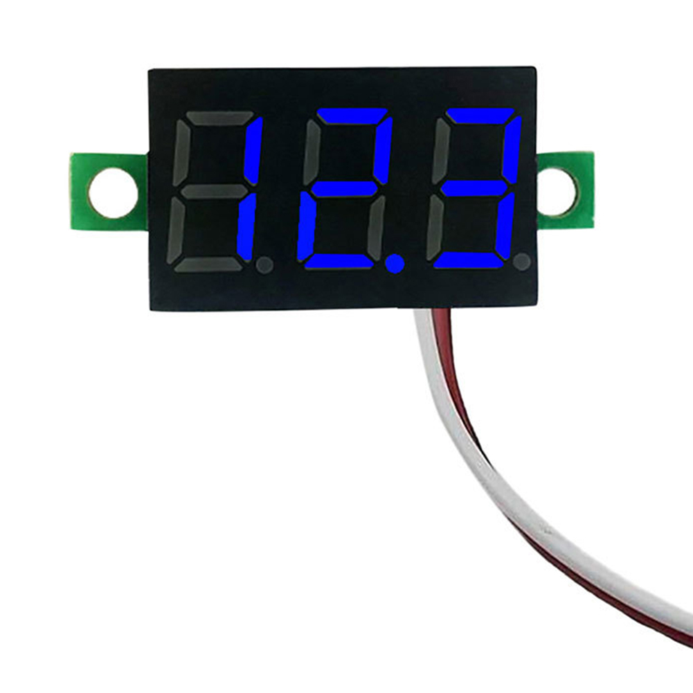 1-10PCS 2 Wires Mini Digital Voltmeter LED Screen ... – Vicedeal