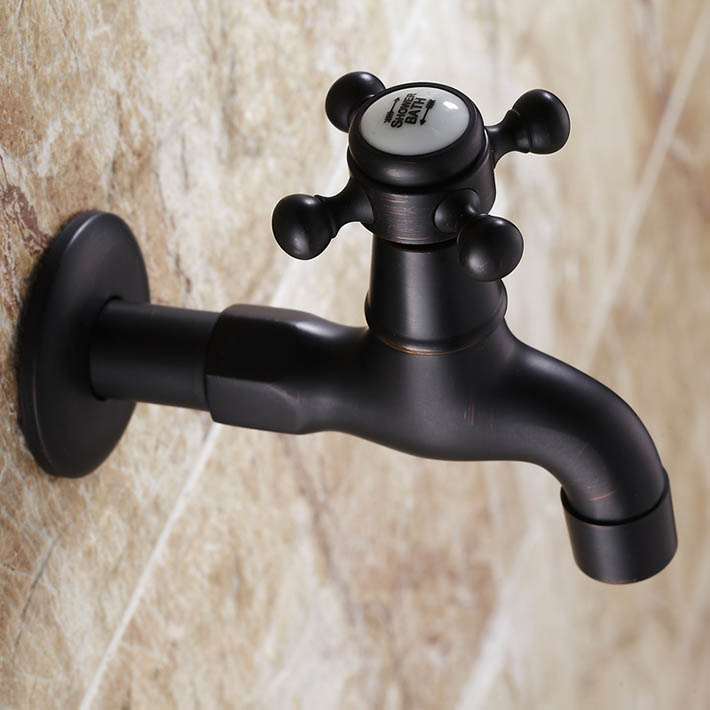 Garden water tap outdoor faucet brass single cold ... – Grandado