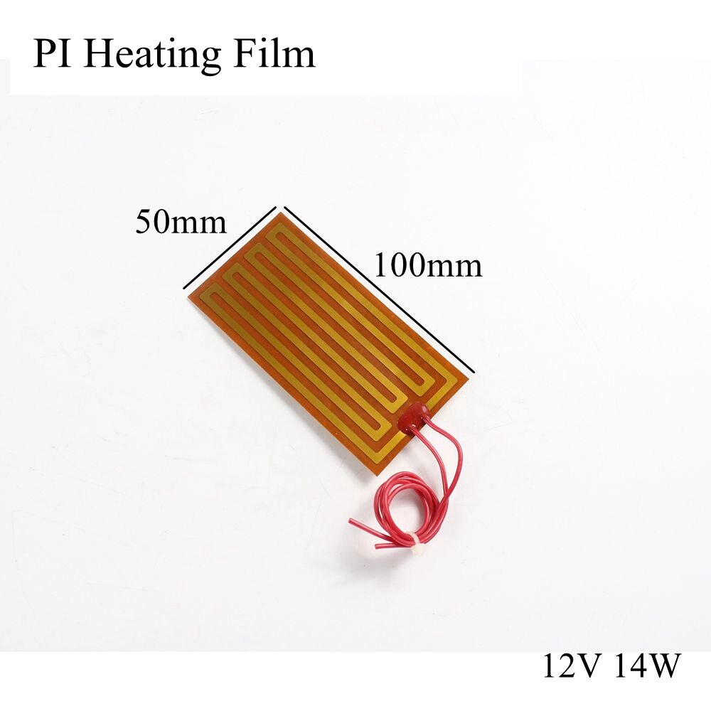 100mmx50mm 12V 14W Polyimide Heater PI Heating Fil... – Grandado