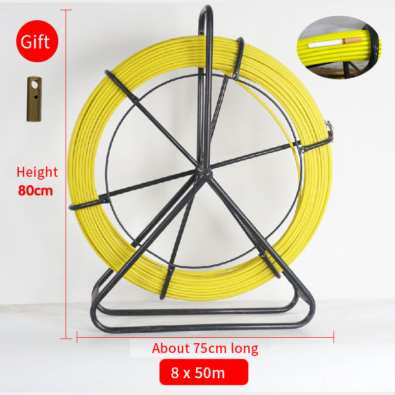 8mm x100m Guide Device Fiberglass Duct Rodder Cabl... – Grandado