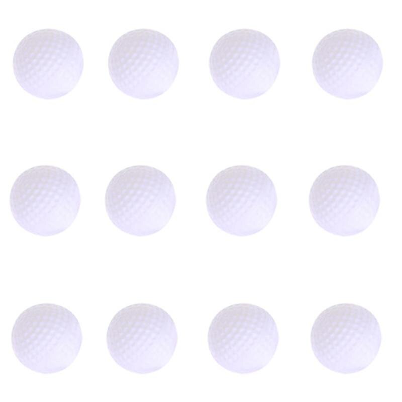 12pcs Golf Ball Plastic Hollow Out Sports Training... – Grandado