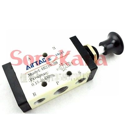 Pneumatic Push Pull Valve 1/4" 5 Port 2 Posit... – Grandado