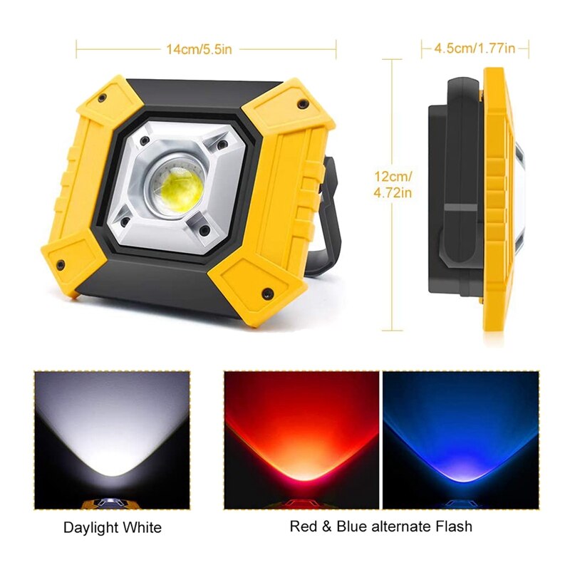 GTBL Portable LED Work Light, 30W 1500LM Rechargea... – Grandado