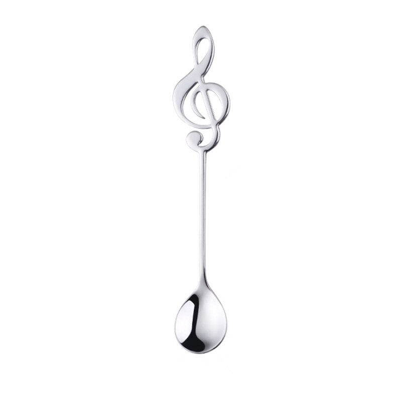 304 Stainless Steel Spoon Musical Notes Coffee Spo... – Grandado
