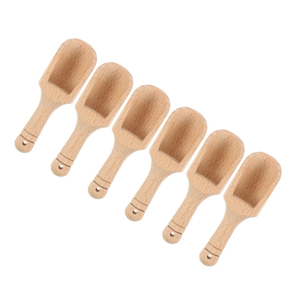 6Pcs Spoons Seasoning Spoons Wooden Bath Salt Spoo... – Grandado