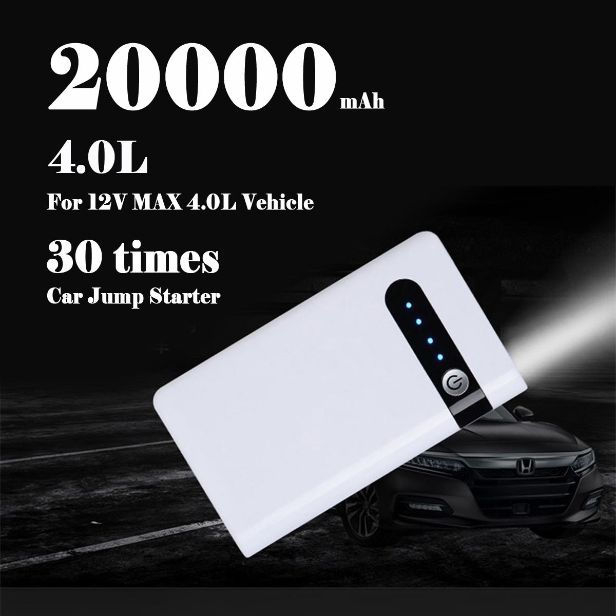 USB Car Jump Starter Booster Jumper Box Power Bank... – Vicedeal