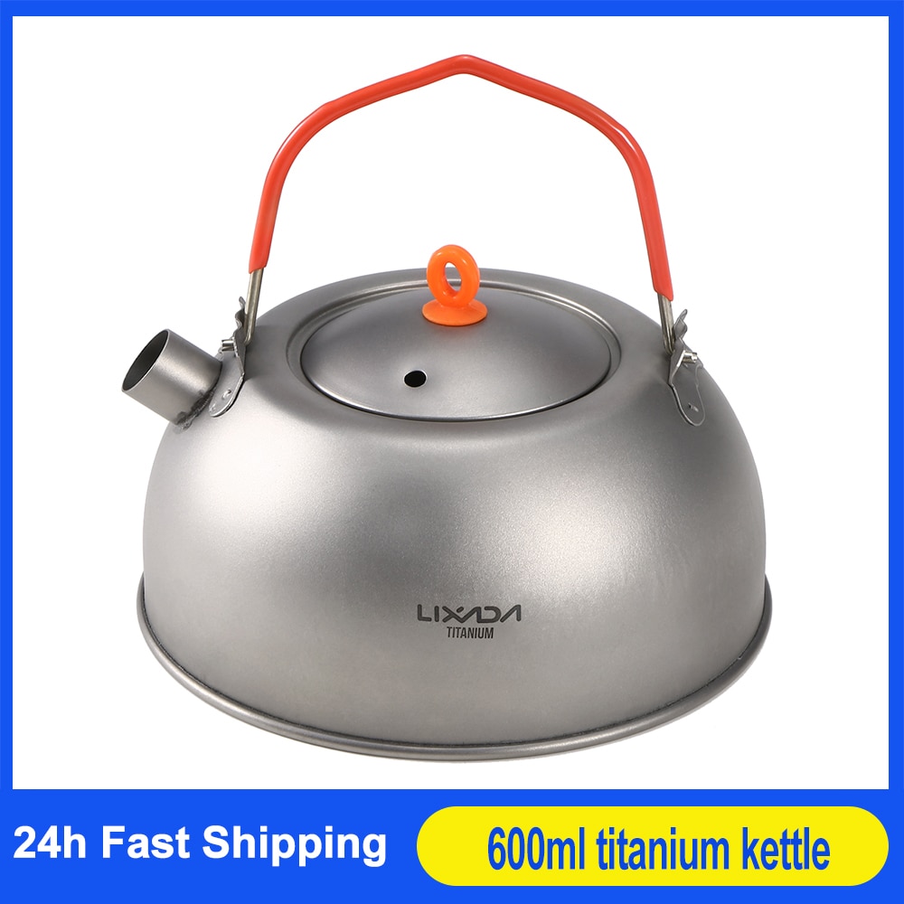 Lixada Titanium Waterkoker Water Koffie Thee Pot M... – Grandado