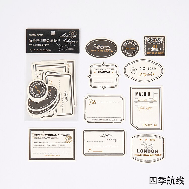 Bronzing Post Office Label Material Paper Junk Jou... – Grandado