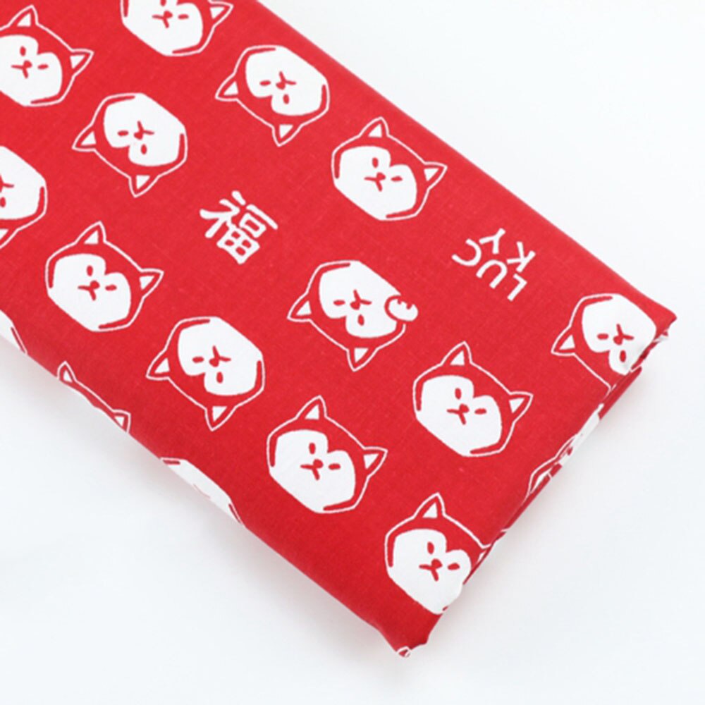 Rode japanse stof bedrukte keperstof 100% katoene... – Grandado