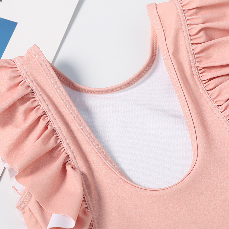 Baby Toddler Girl Flounce Sleeveless One-Piece Swi... – Grandado