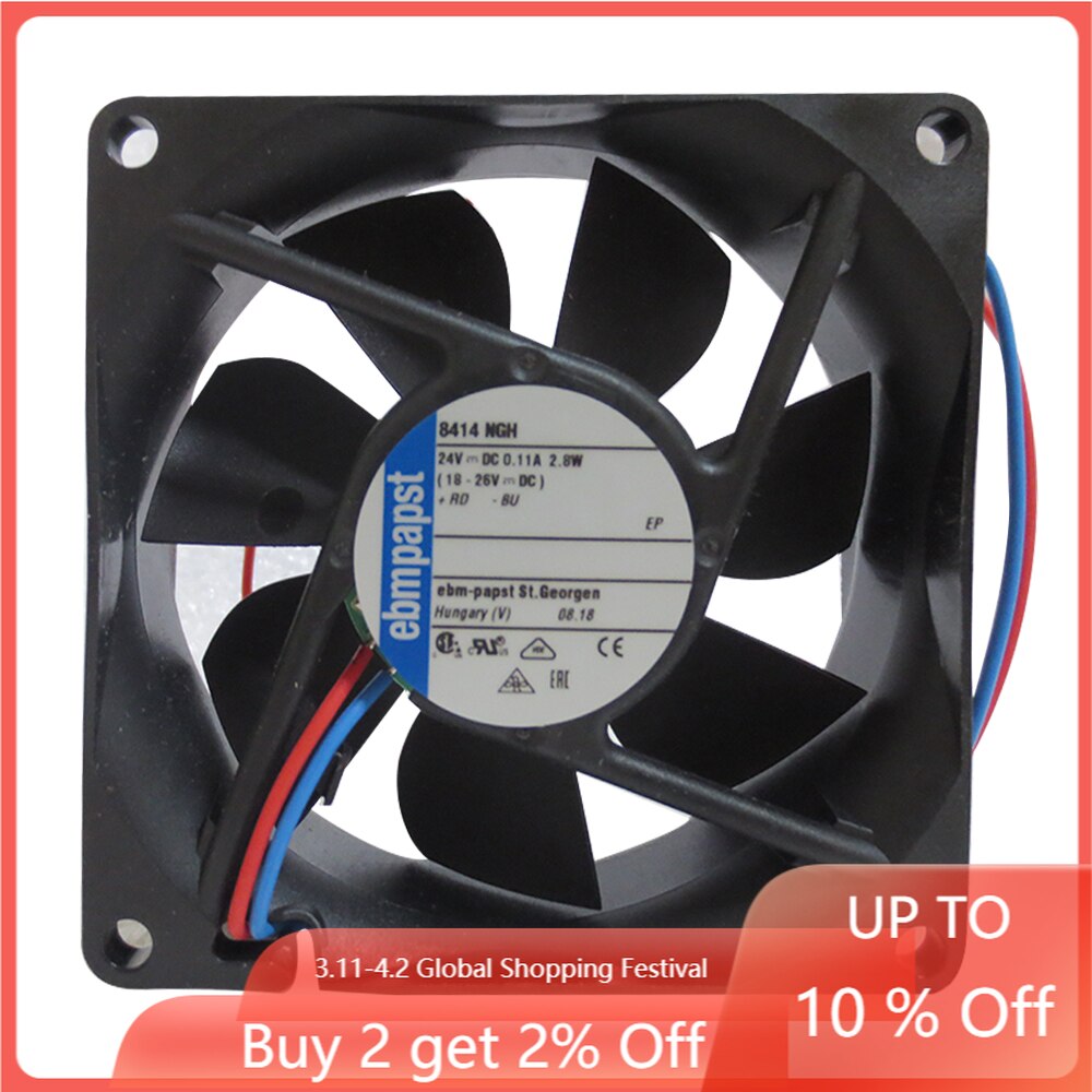 8414NGH Germany ebm-papst axial fan 80 x 80 x 25mm... – Grandado