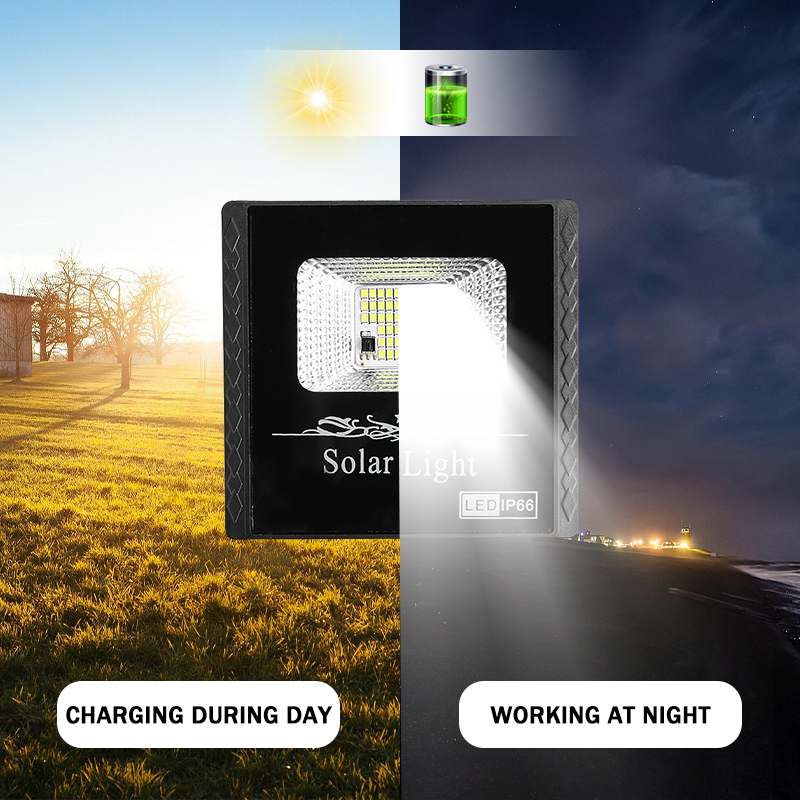 45W 55 LED Solar Light Floodlight Outdoor Garden S... – Grandado
